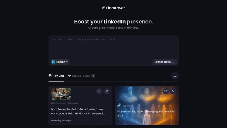 Save LinkedIn Drafts & Publish Directly | FinalLayer