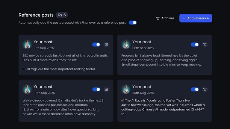Save LinkedIn Drafts & Publish Directly | FinalLayer